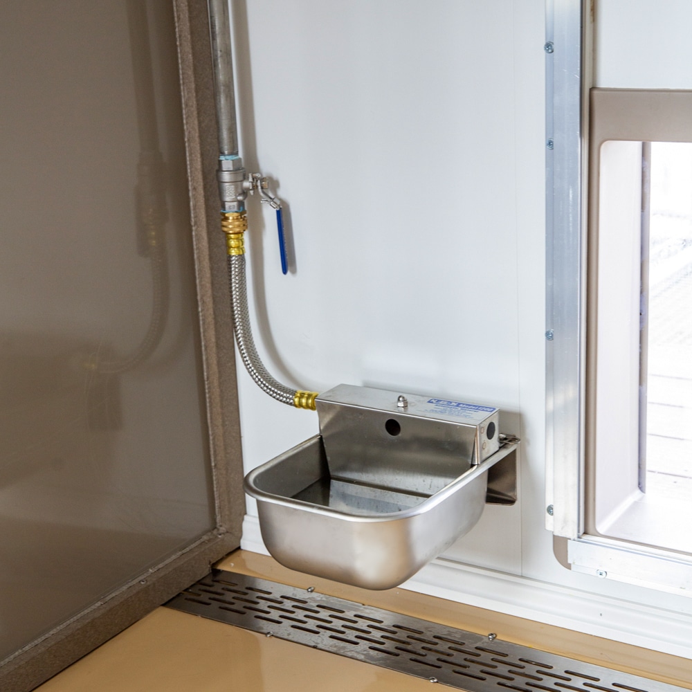 Steel Automatic Dog Waterer | Backyard Pet Supplies