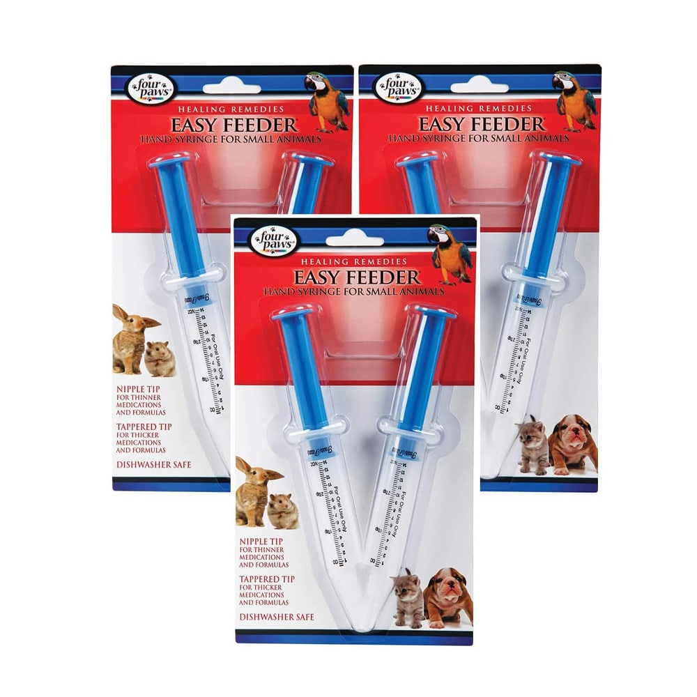 Four Paws Easy Feeder Hand Syringe For Small Animals - Backyard Pet ...
