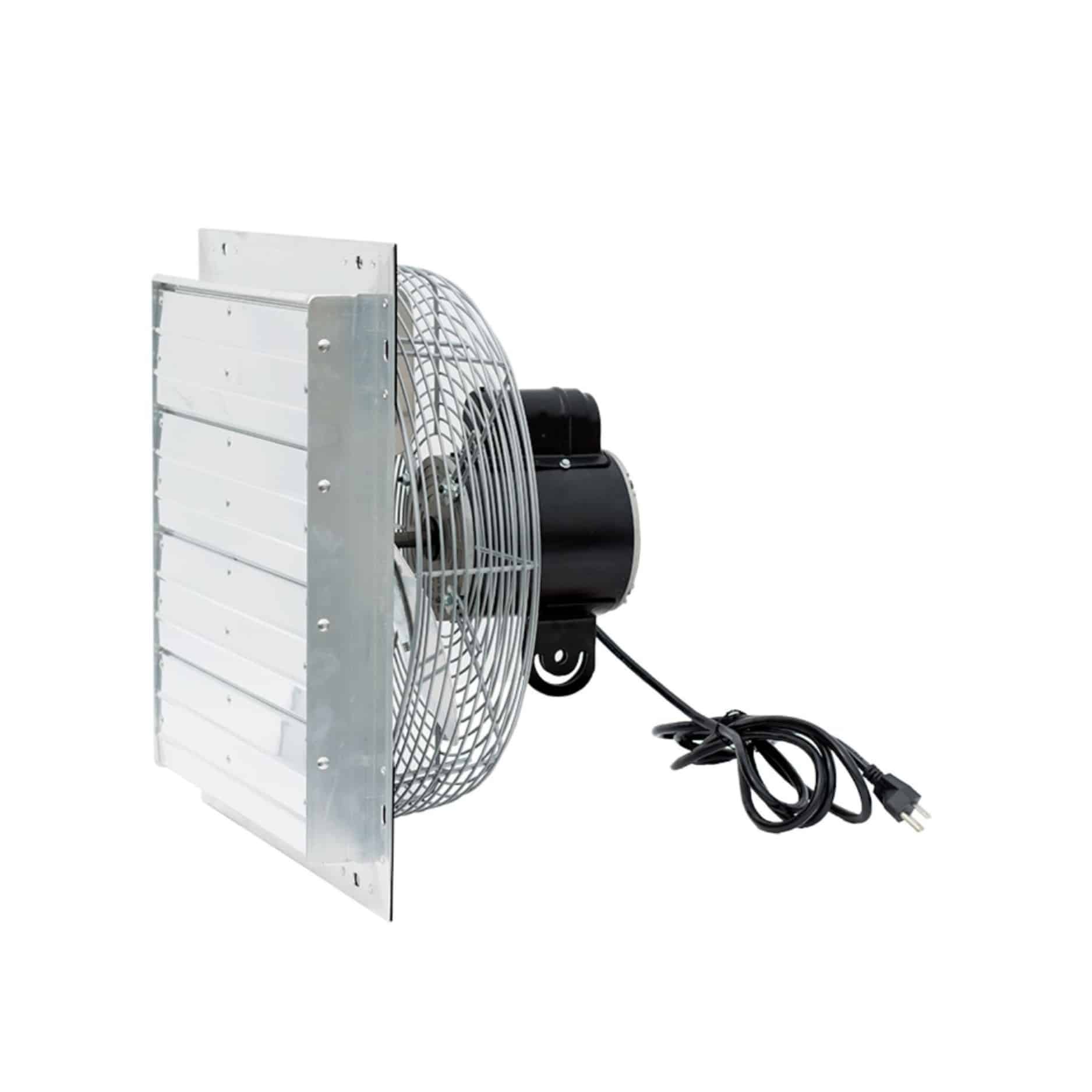 Electric Exhaust Fan With Shutters | Backyard Pet Supplies