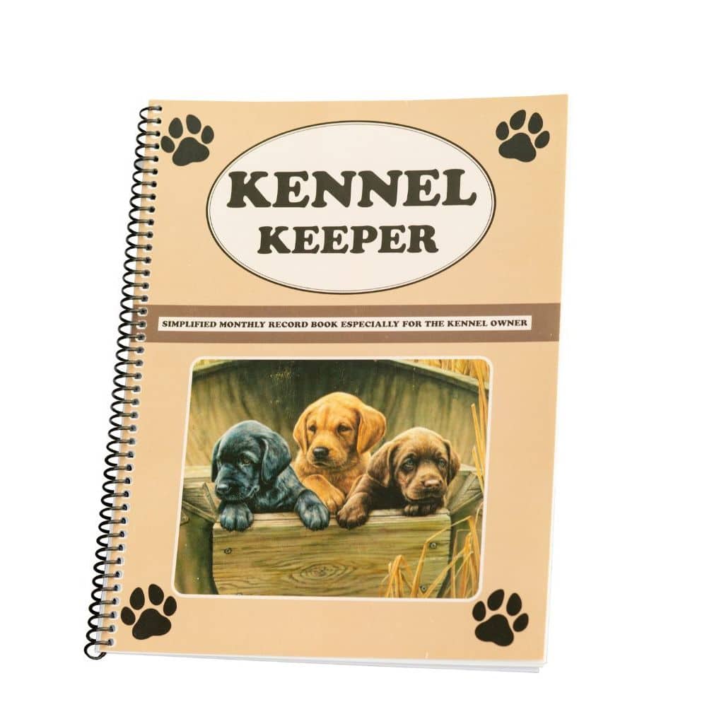Kennel Keeper Kennel Record Book | Backyard Pet Supplies