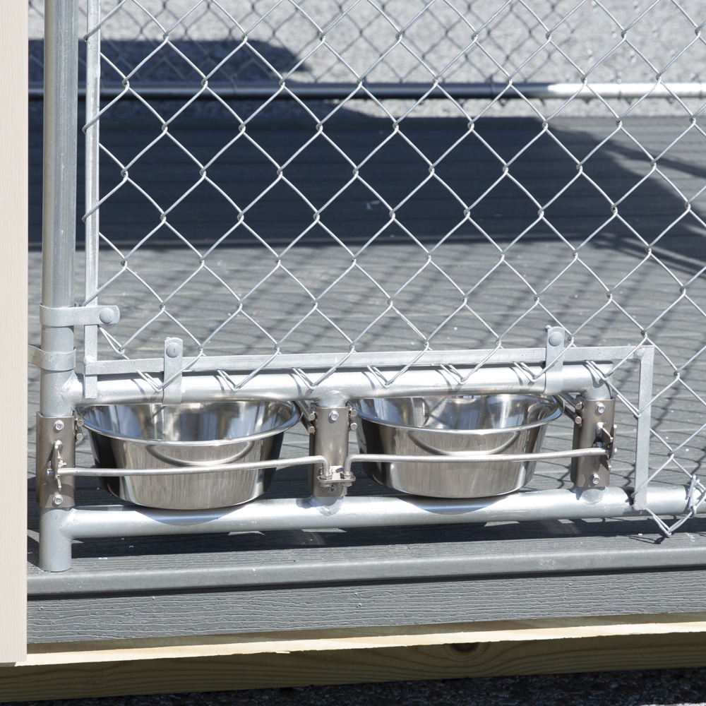 Stainless Steel Dog Bowl Bracket | Backyard Pet Supplies