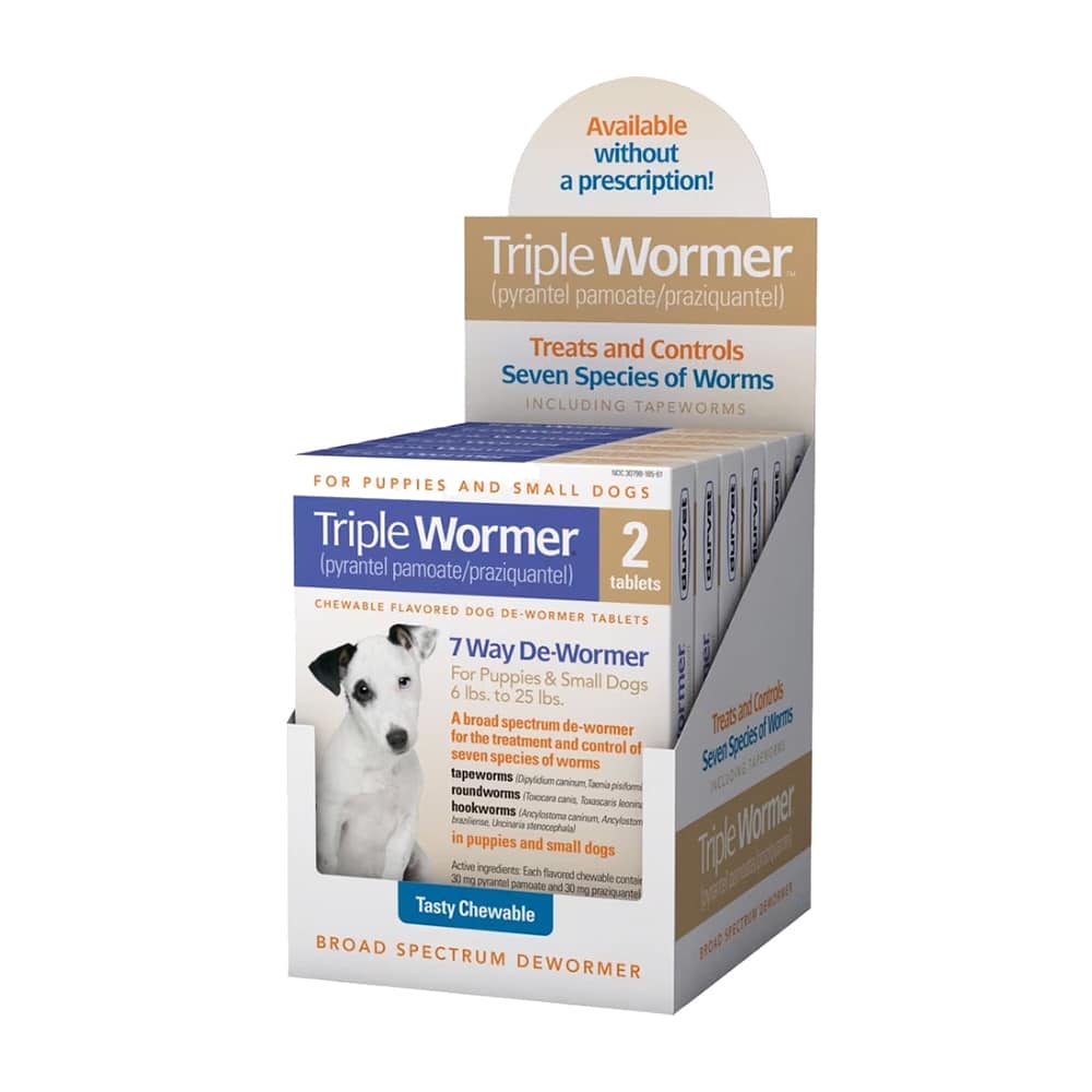 Durvet Triple Wormer for Puppies and Small Dogs | Backyard Pet Supplies
